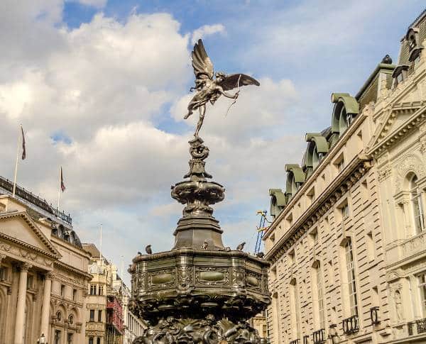 The first ever aluminium prototype? Eros statue in London’s Piccadilly ...
